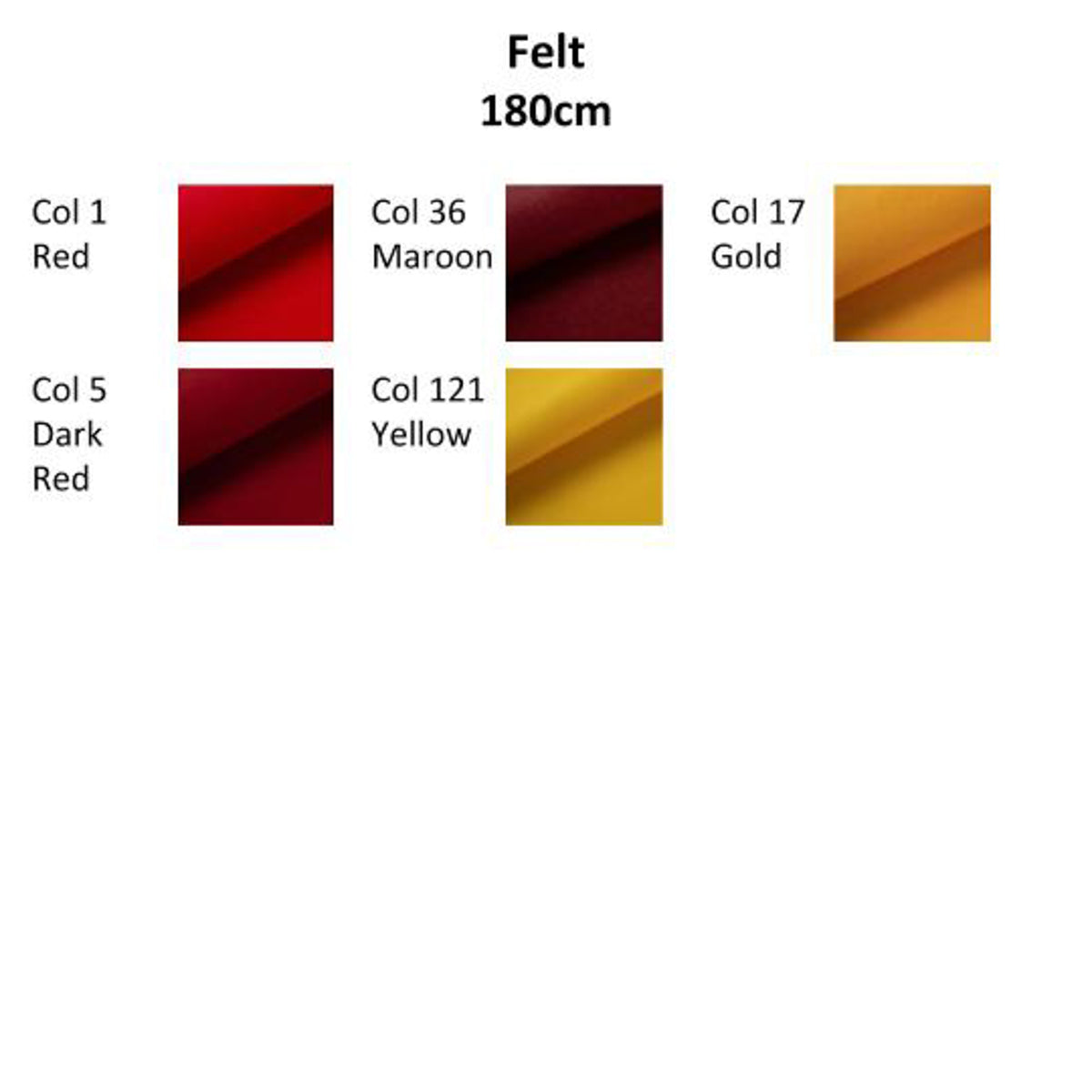 Felt (180cm) – Homecraft Textiles