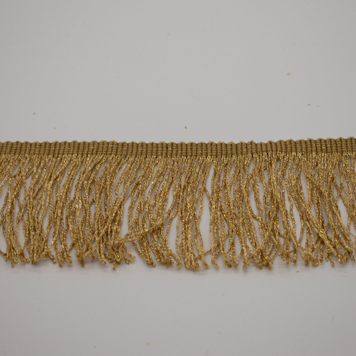 7cm Metallic Cut Fringing – Homecraft Textiles