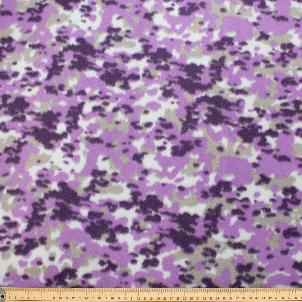 Purple & Grey Abstract Printed Polar Fleece Design 187 – Homecraft Textiles