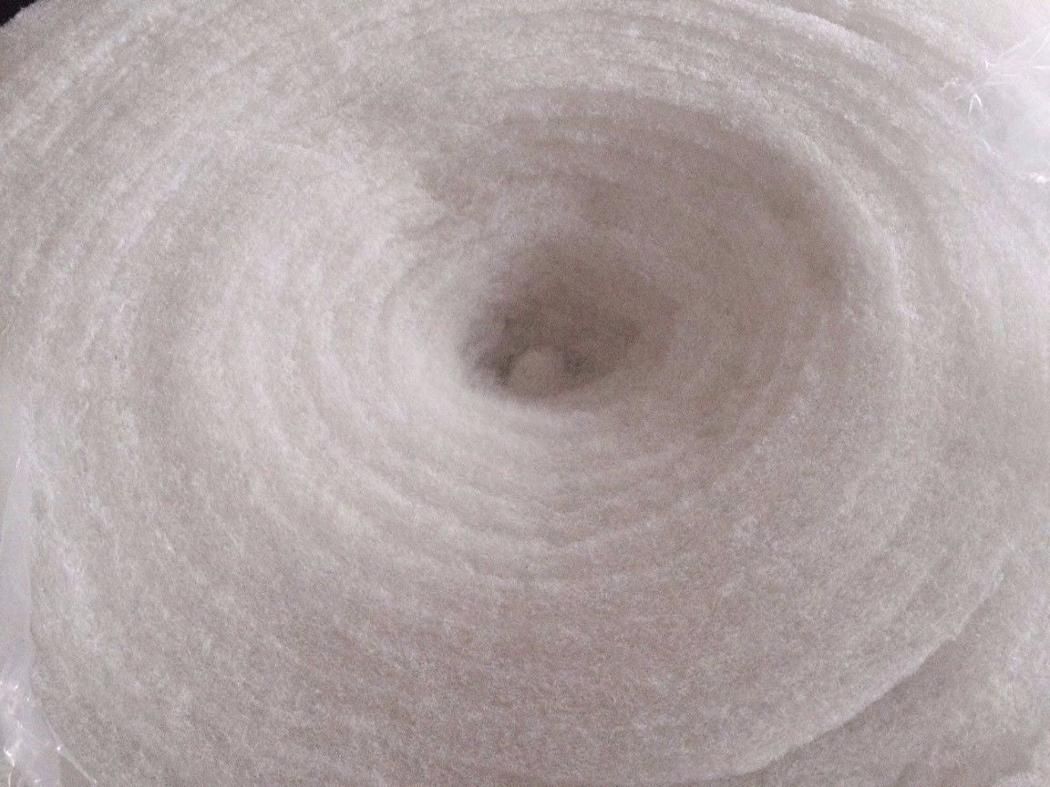 24M Roll Polyester Wadding Dacron 1500 mm wide 350 grams – Homecraft ...