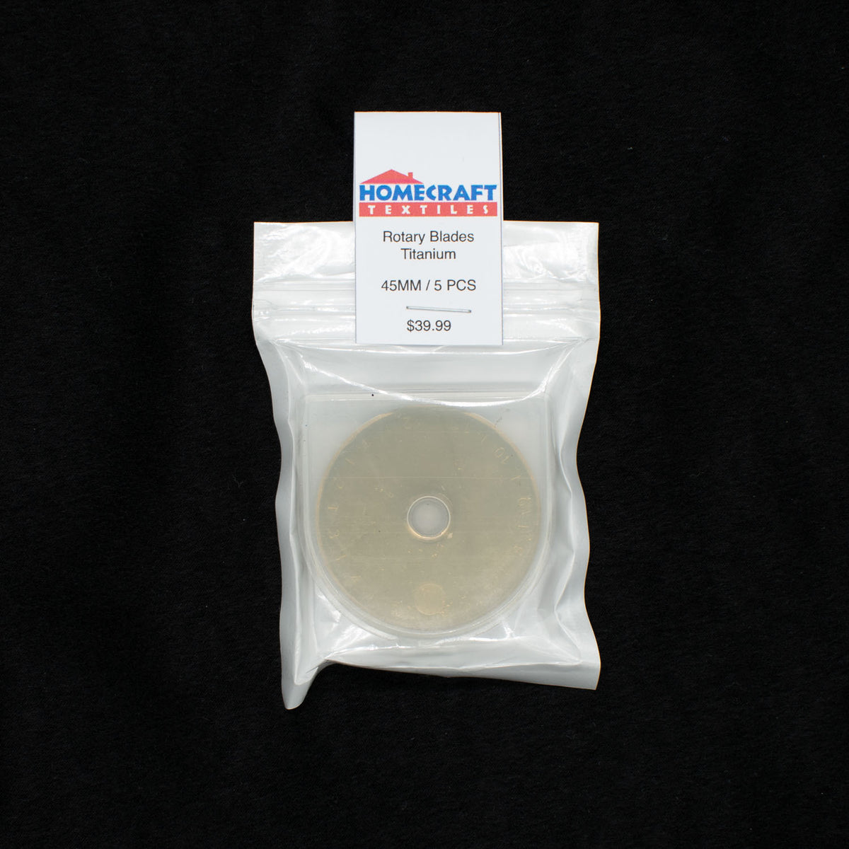 Rotary Cutting Titanium Blades 45mm-5pc – Homecraft Textiles