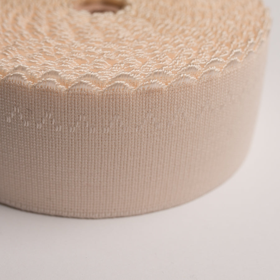 Scallop Edge Elastic 50mm – Homecraft Textiles