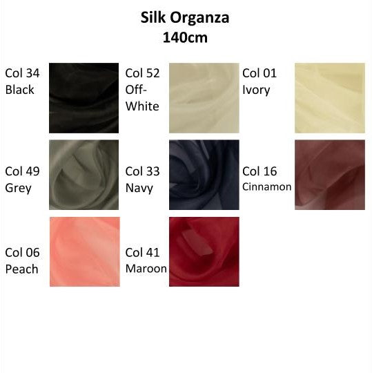 Silk Organza – Homecraft Textiles