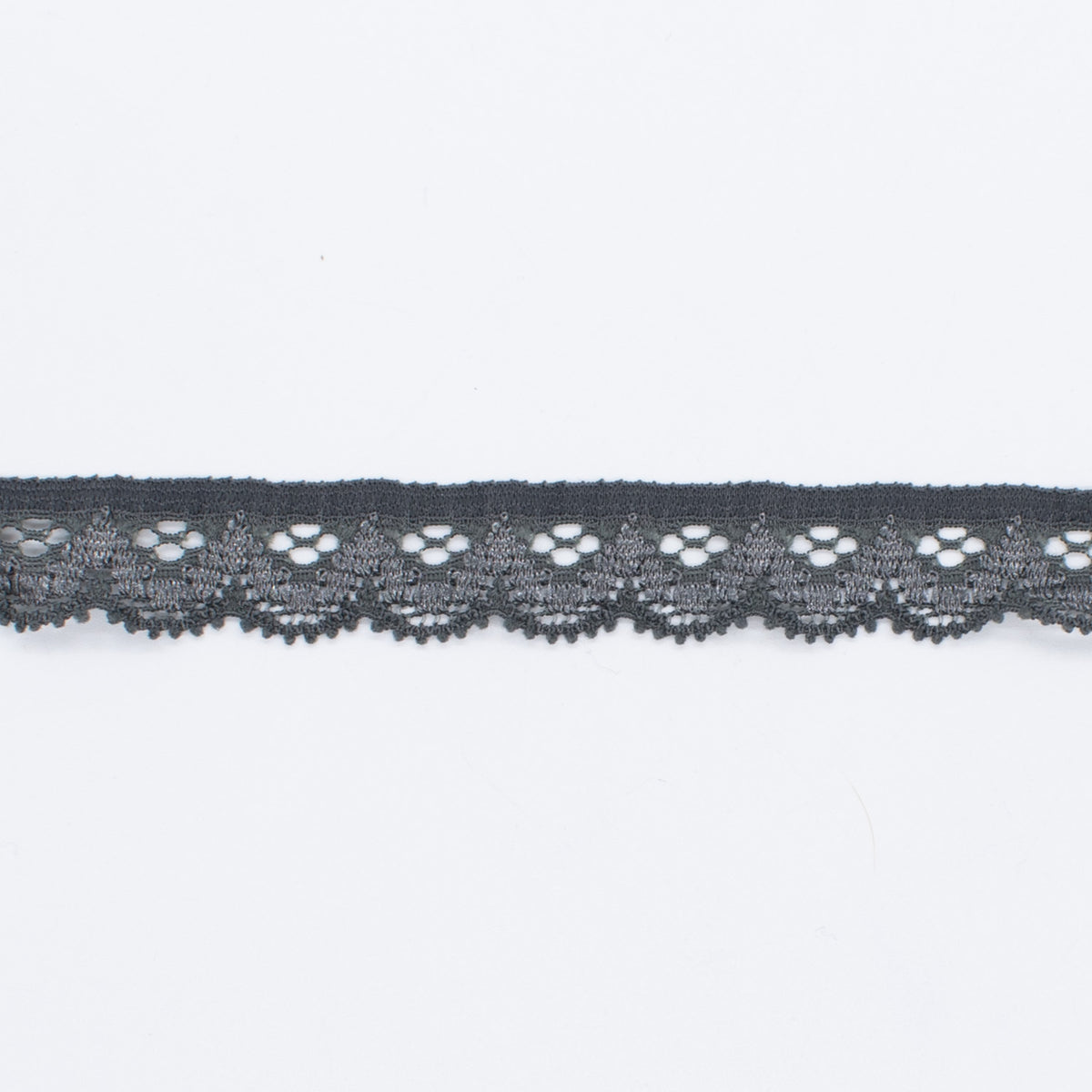 Stretch Lace Trim 15mm Design-3N Dark Grey – Homecraft Textiles