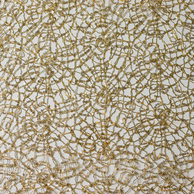 Metallic Spider Mesh with Sequins – Homecraft Textiles