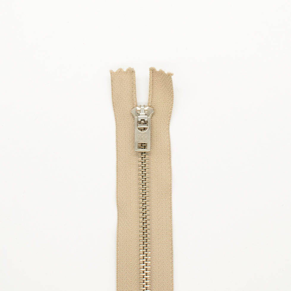 YKK Closed End Metal Zip 83CM B29-Beige – Homecraft Textiles