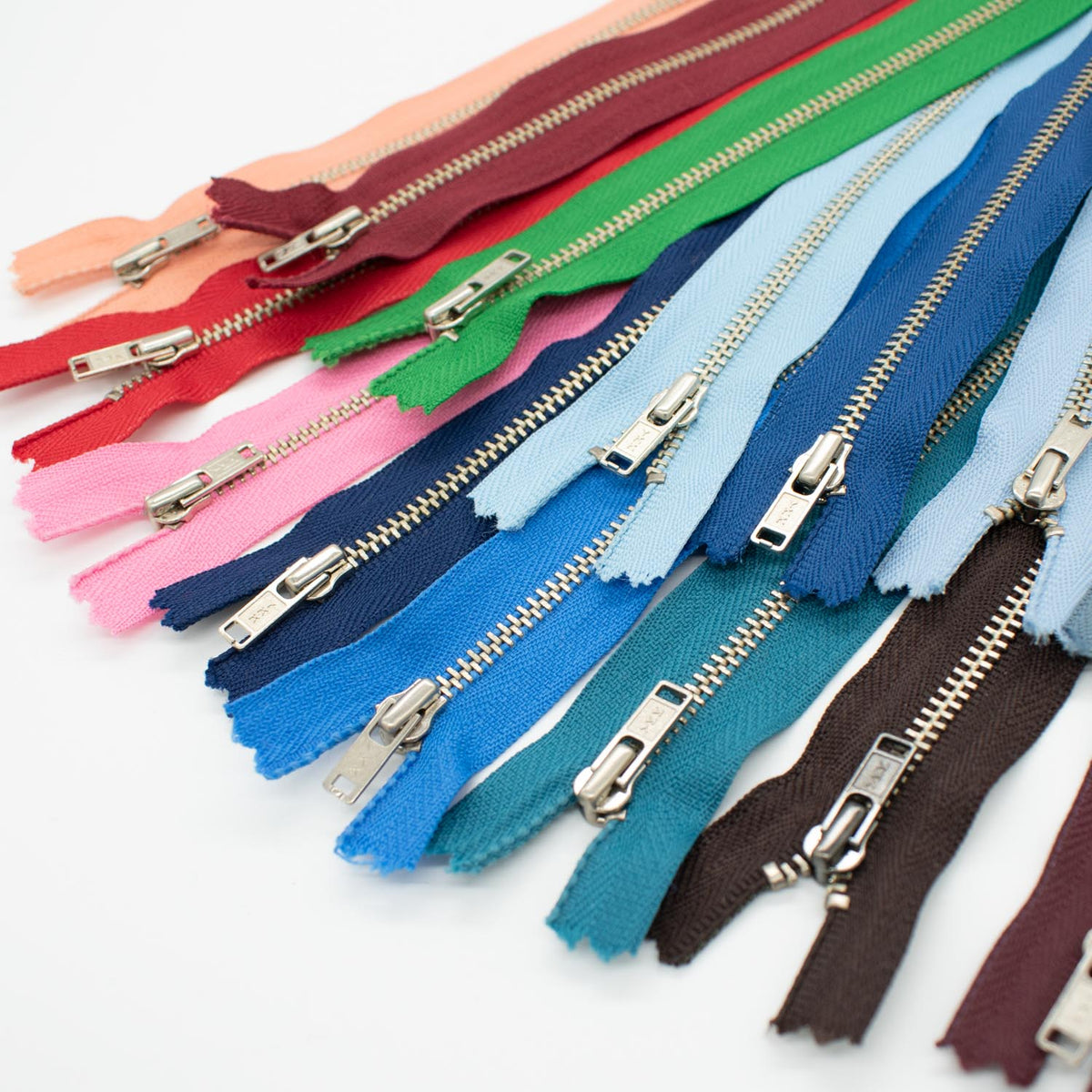 YKK Closed End Metal Zip 35CM – Homecraft Textiles