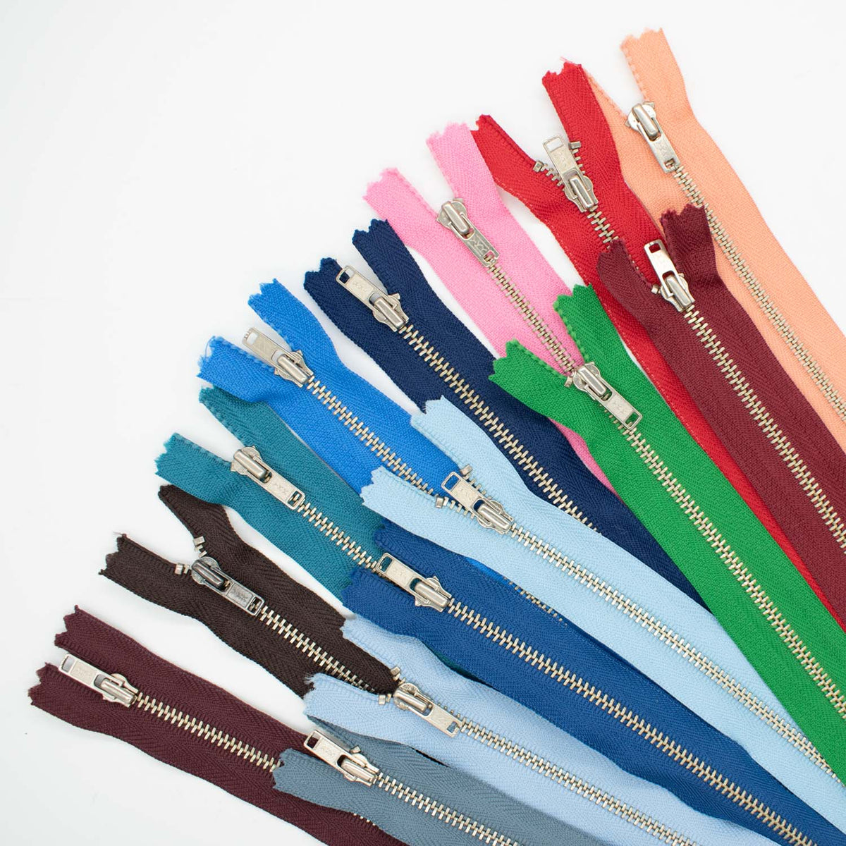 YKK Closed End Metal Zip 23CM – Homecraft Textiles