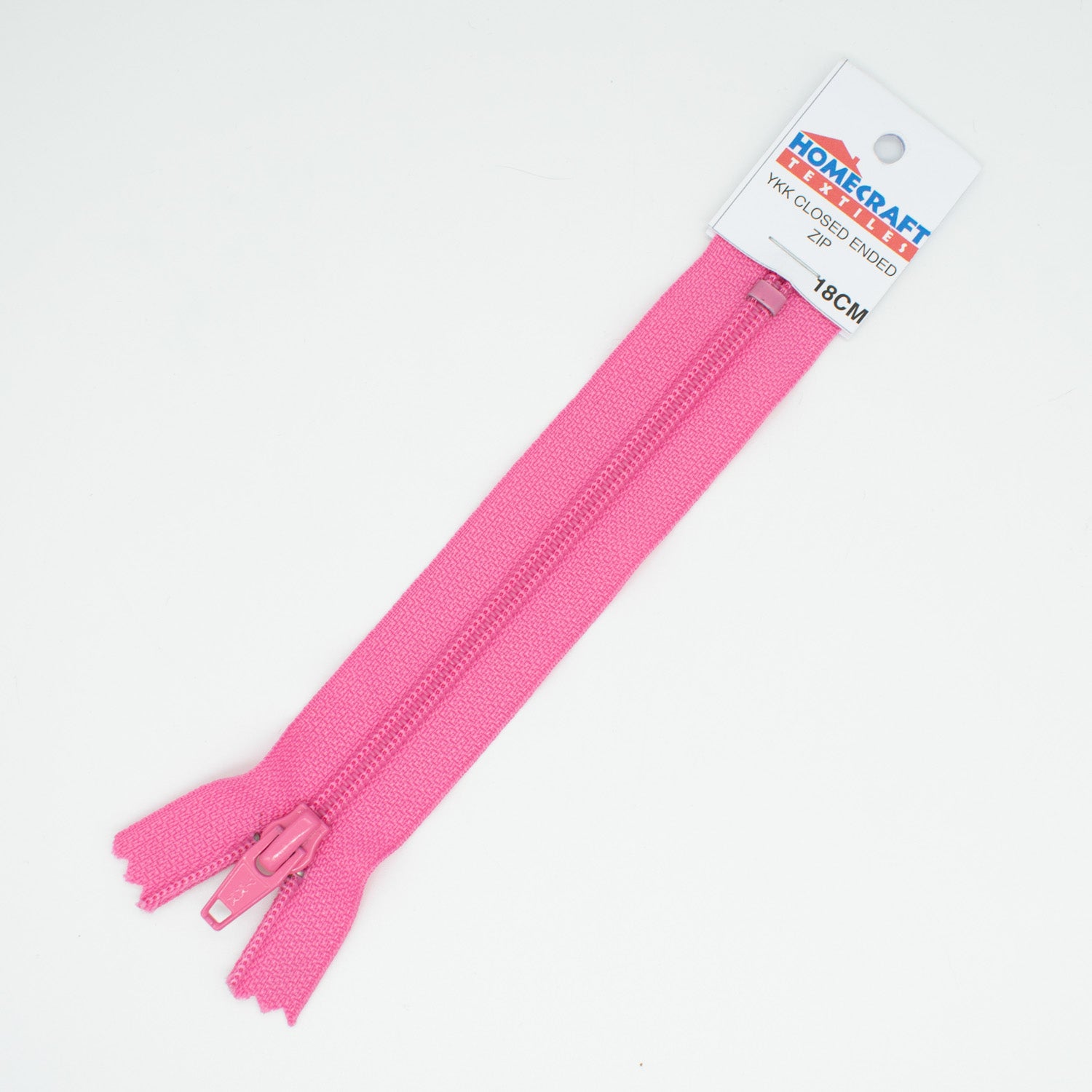 YKK Close End Plastic Zip 18CM – Homecraft Textiles